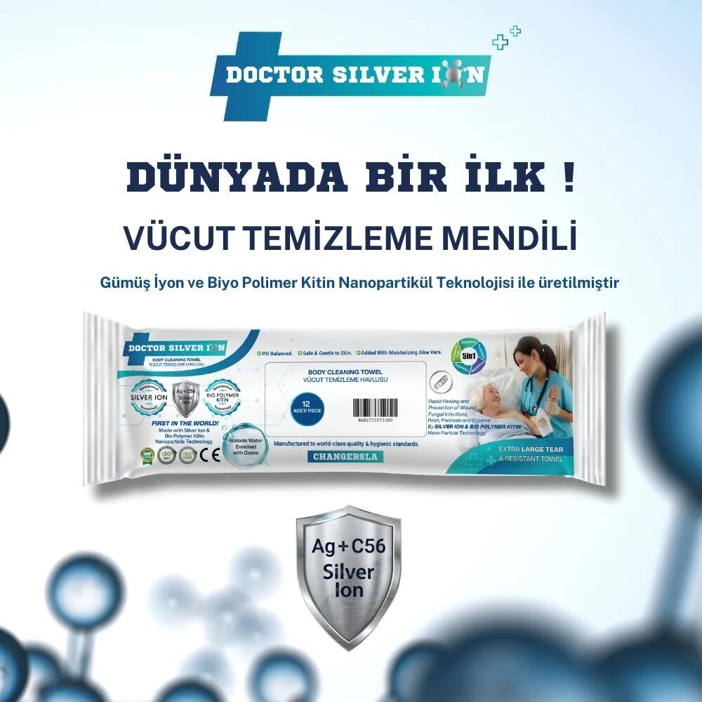 Doctor Silver İon Vücut Temizleme Havlusu - Doctor Silver İon Marka
